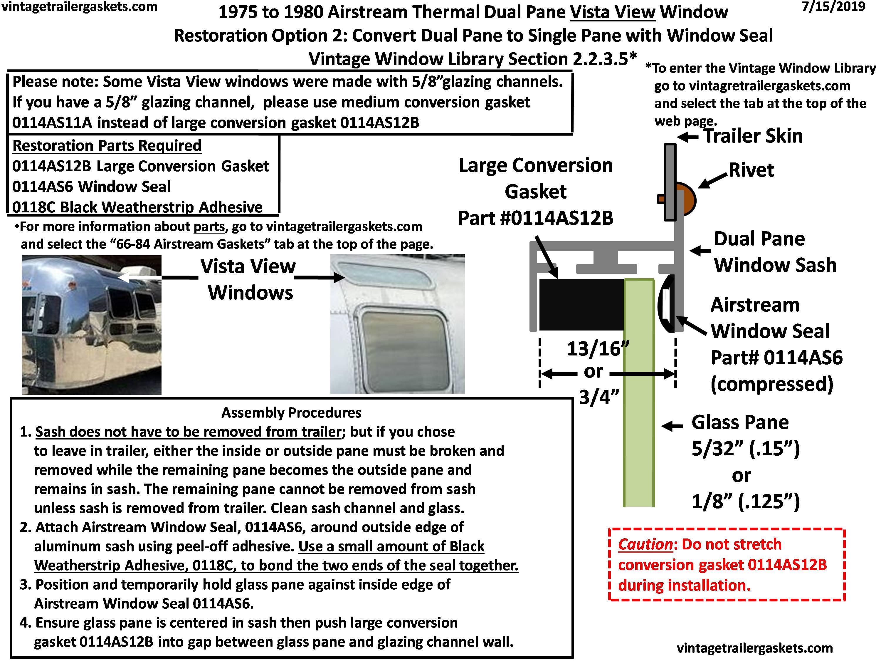 Option 2: Convert to Single Pane with Rubber Seal